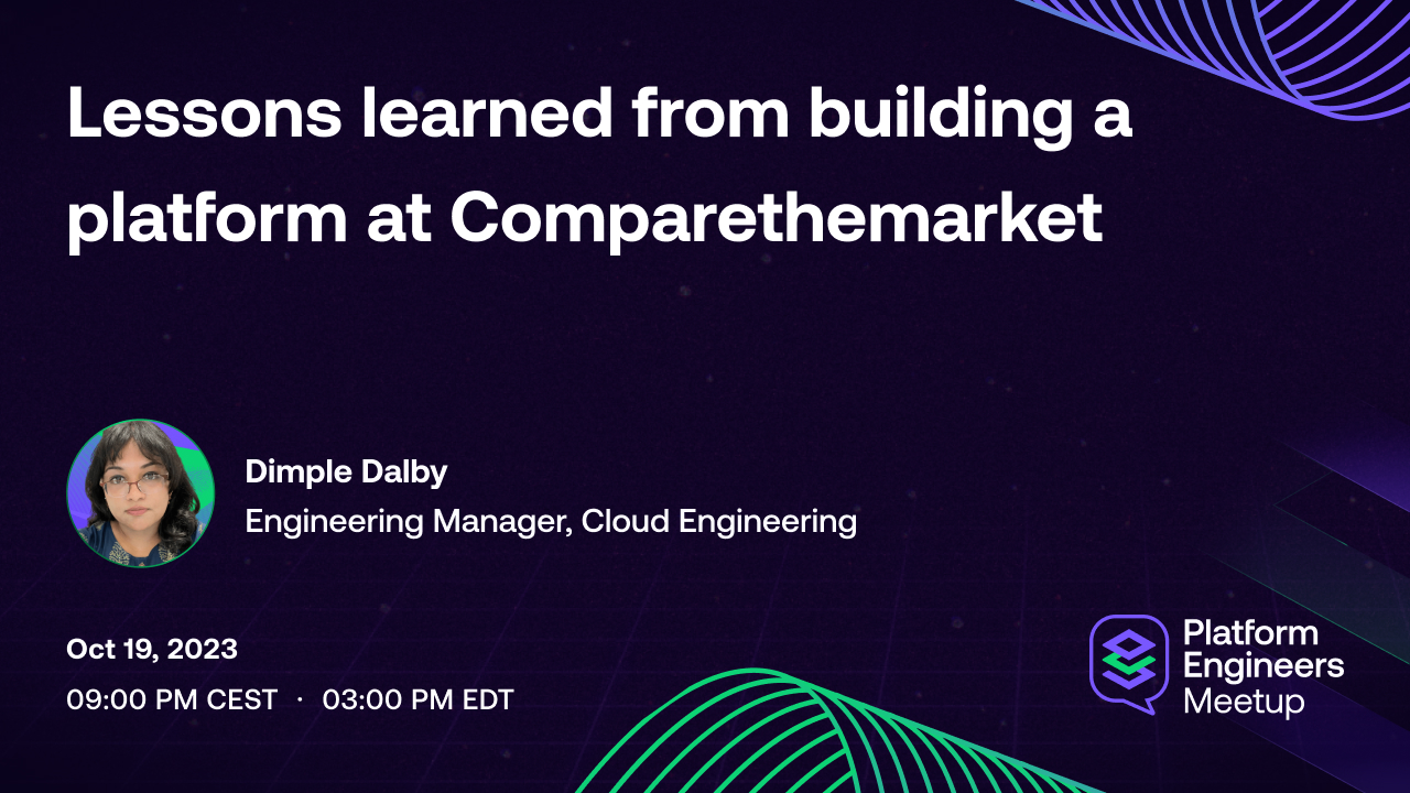 Lessons learned from building a platform at Comparethemarket